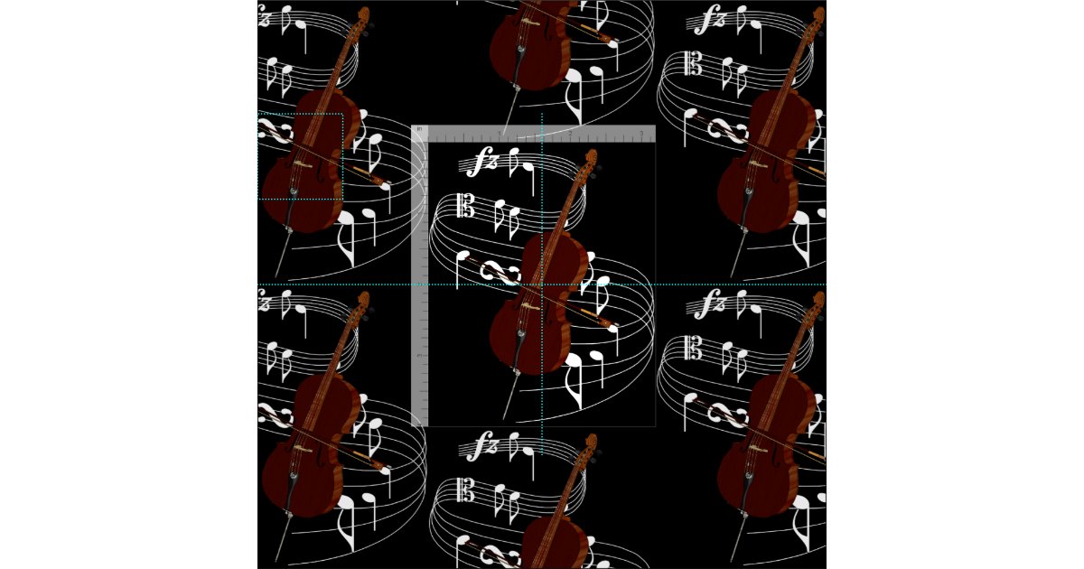 Cello Fabric - Dark | Zazzle