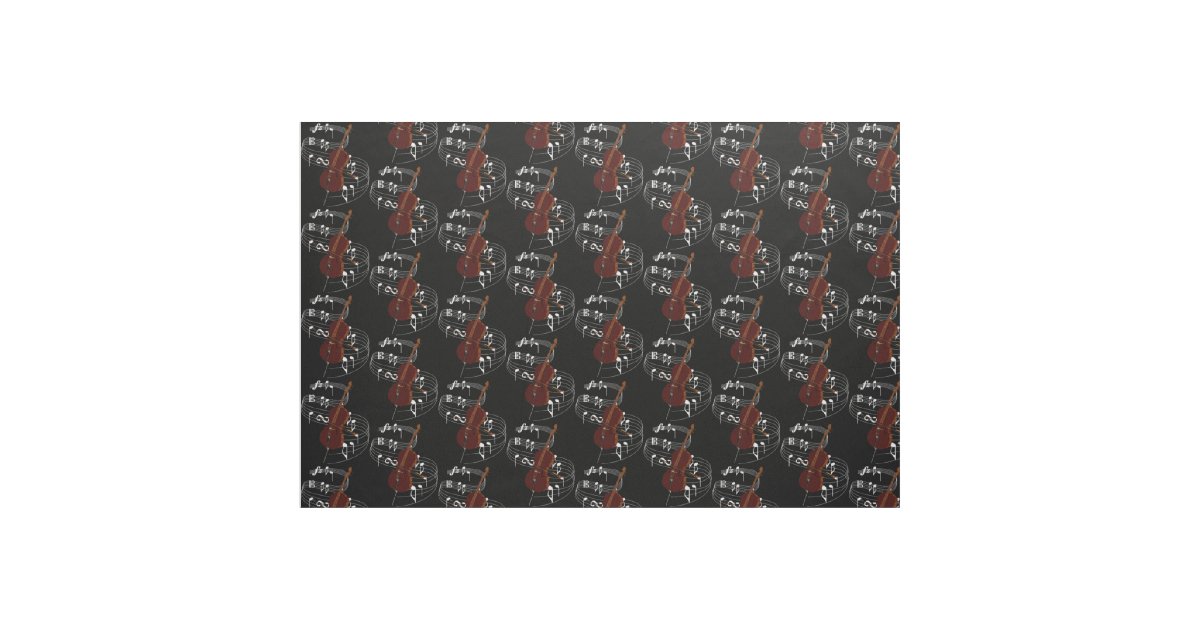 Cello Fabric - Dark | Zazzle