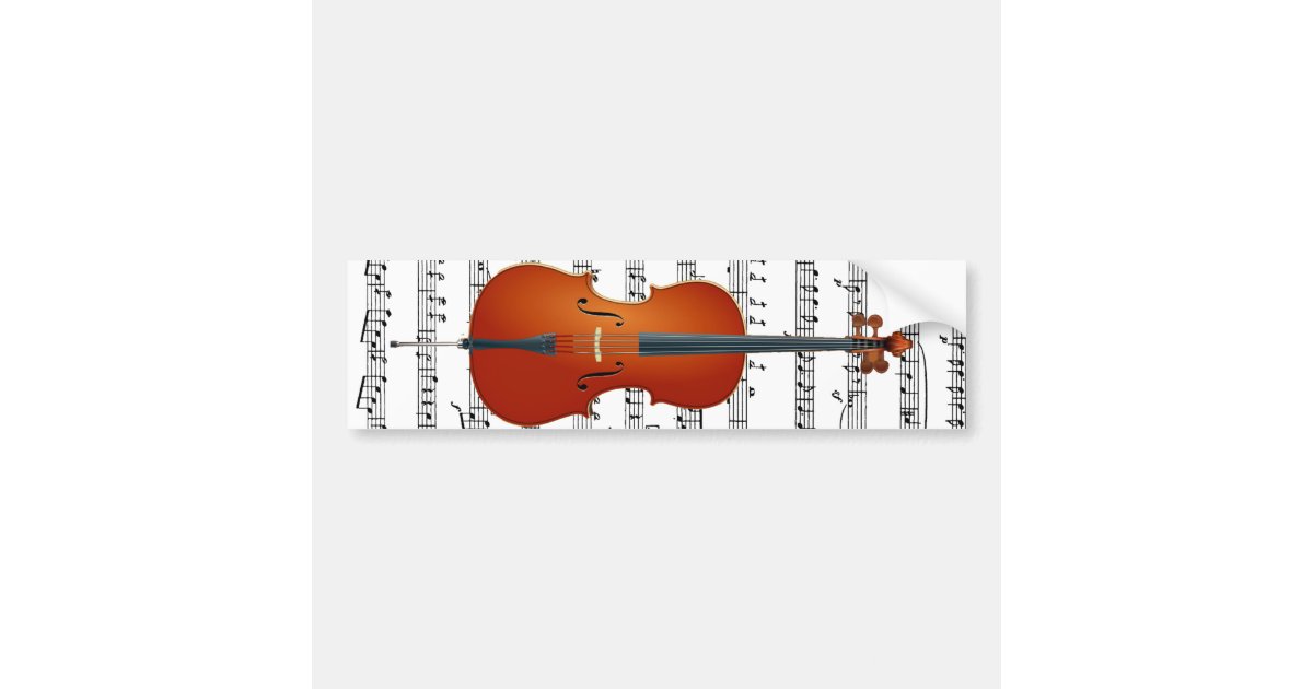Cello & Me_ Bumper Sticker | Zazzle