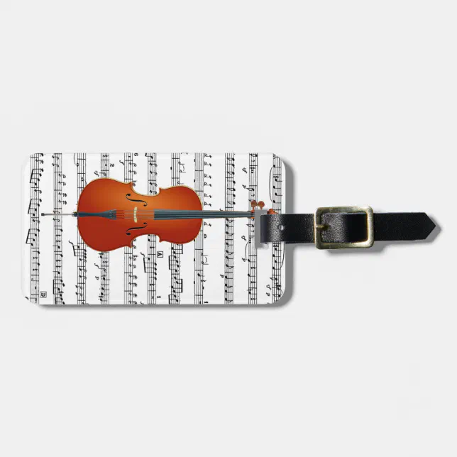 Cello & Me_Luggage Tag | Zazzle