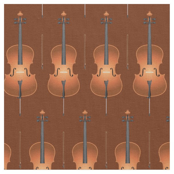 Cello Fabric | Zazzle
