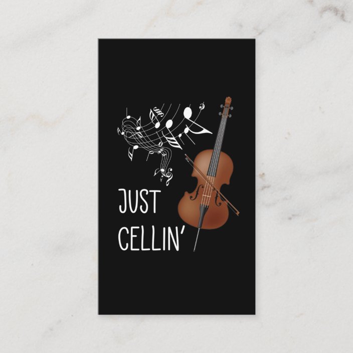 Cello String Instrument Cellist Humor violoncello Business Card ...