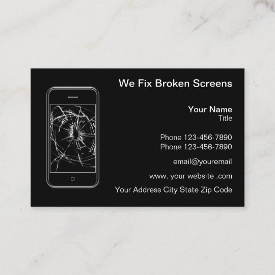 Cellphone And Device Repair Business Card | Zazzle.com