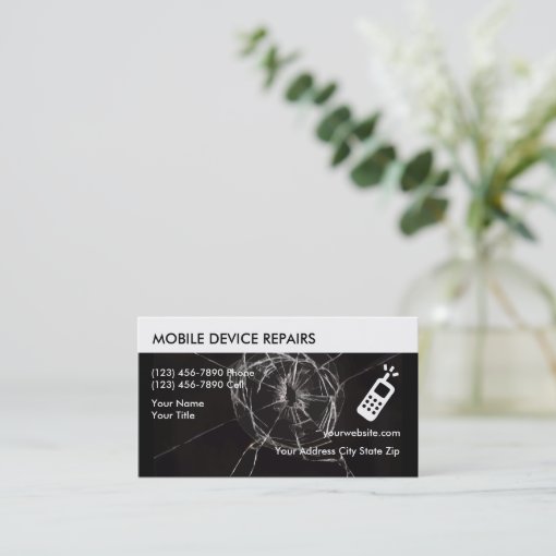 Cellphone Repair Business Cards | Zazzle