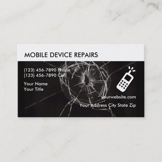 Cellphone Repair Business Cards | Zazzle.com