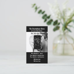Cellphone Repair Services Business Card | Zazzle