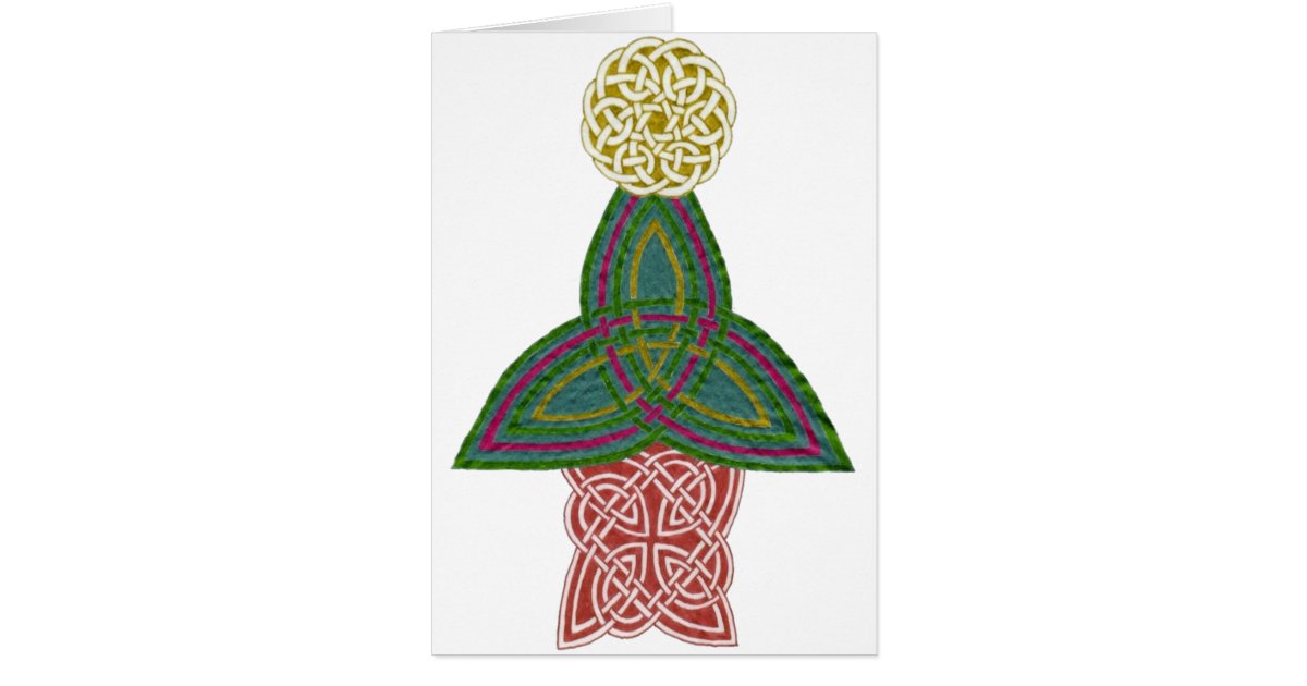 Celtic Christmas card | Zazzle.com