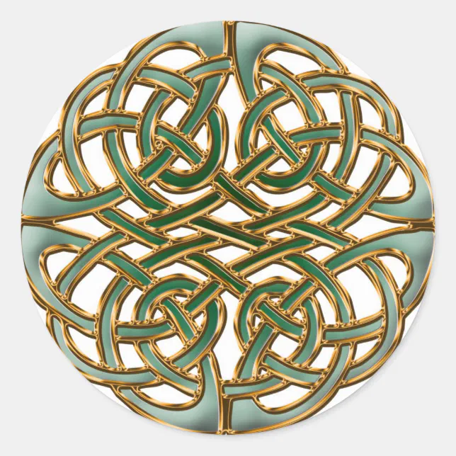 Celtic circle classic round sticker | Zazzle