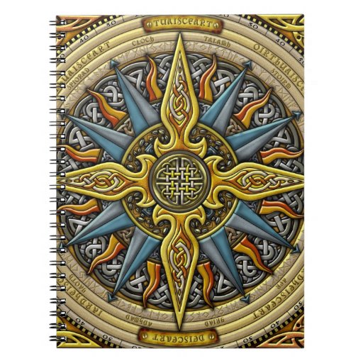 Celtic Compass Notebook | Zazzle