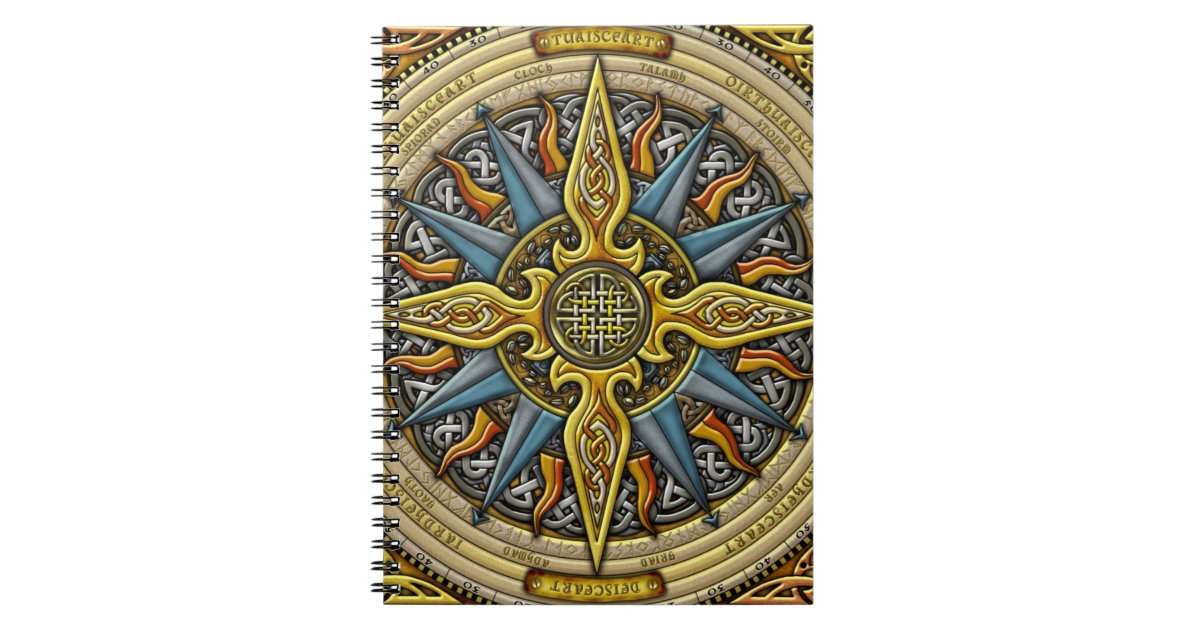 Celtic Compass Notebook | Zazzle
