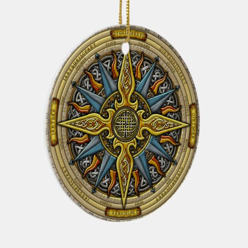 Celtic Compass Ornament | Zazzle