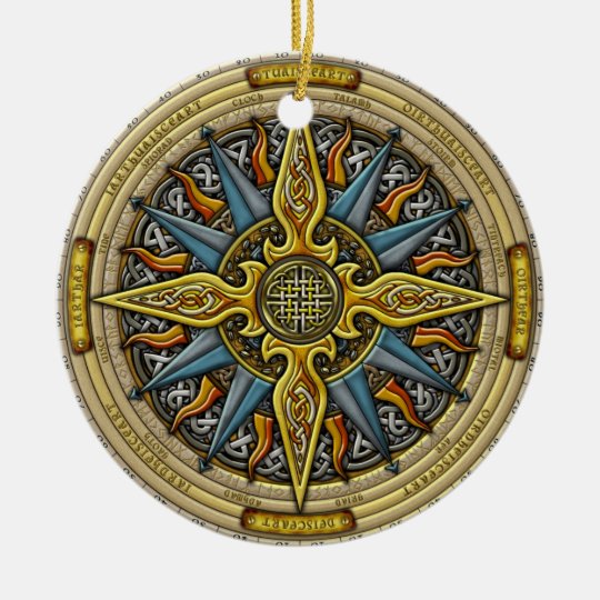 Celtic Compass Ornament | Zazzle