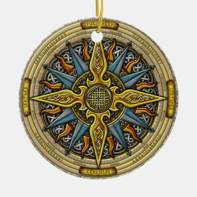 Celtic Compass Ornament | Zazzle