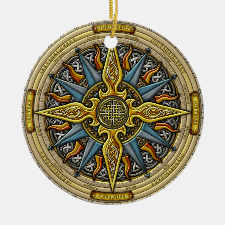 Celtic Compass Ornament | Zazzle