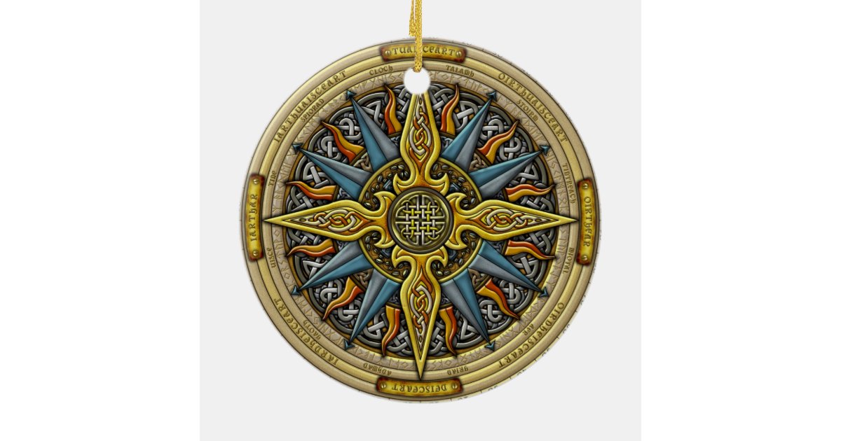 Celtic Compass Ornament | Zazzle