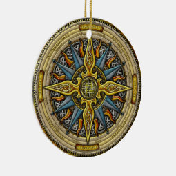 Celtic Compass Ornament | Zazzle