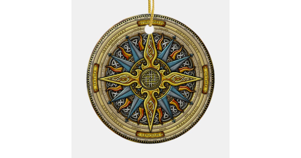 Celtic Compass Ornament | Zazzle