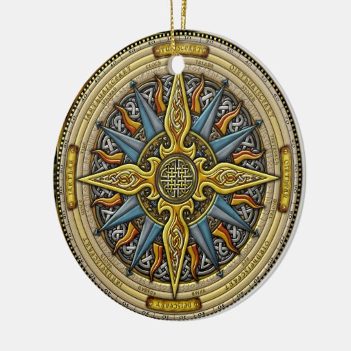 Celtic Compass Ornament | Zazzle