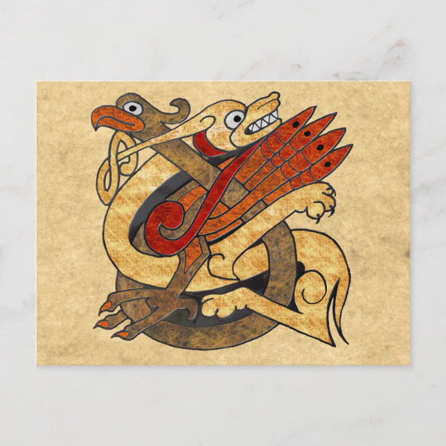 Celtic Creatures Postcard | Zazzle