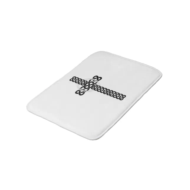 Celtic Cross Bath Mat | Zazzle