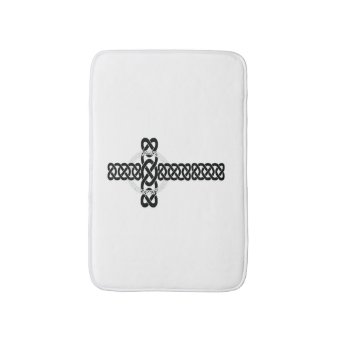 Celtic Cross Bath Mat | Zazzle