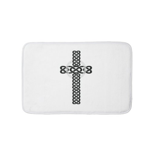 Celtic Cross Bath Mat | Zazzle