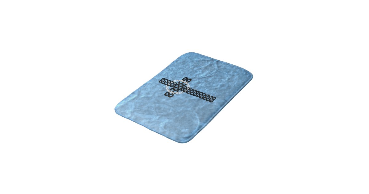 Celtic Cross Bathroom Mat | Zazzle
