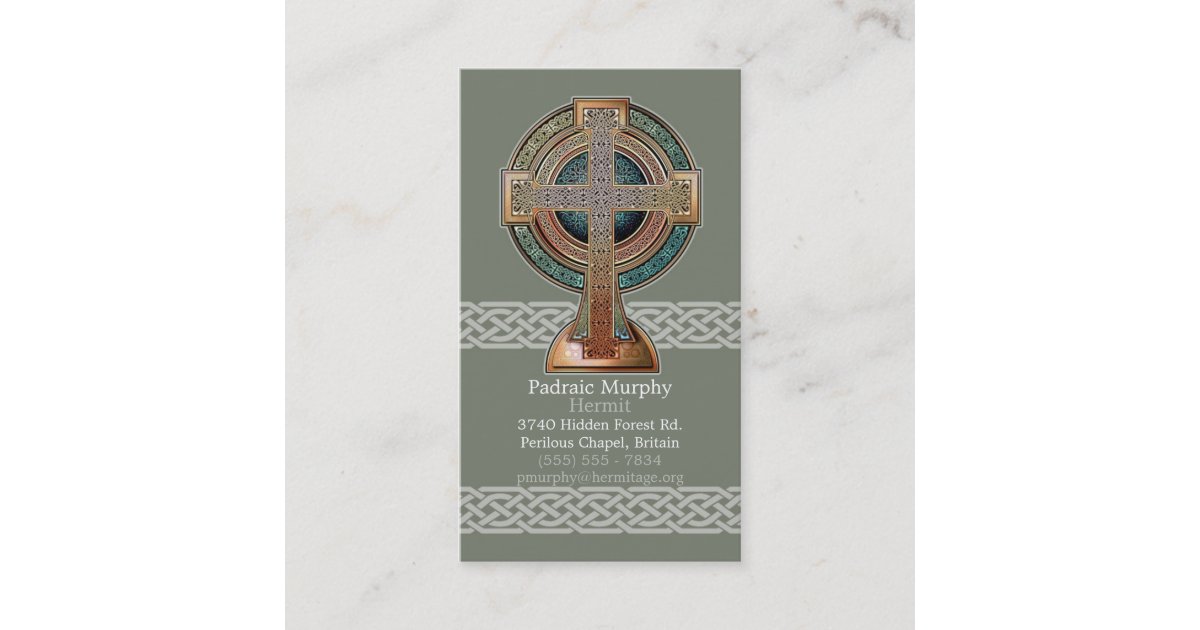 Celtic Cross Business Cards | Zazzle