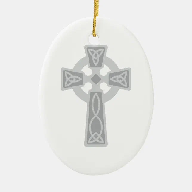 Celtic Cross Ceramic Ornament | Zazzle