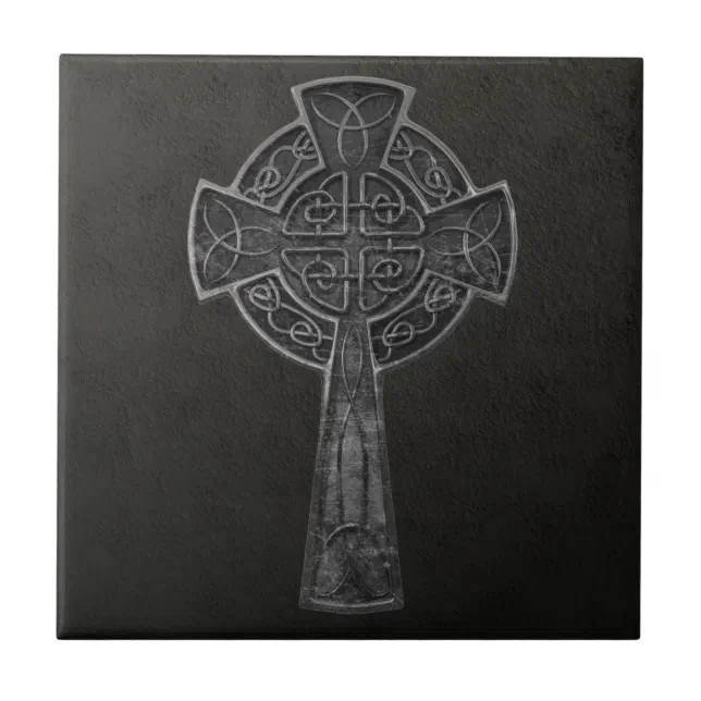Celtic Cross Ceramic Tile | Zazzle