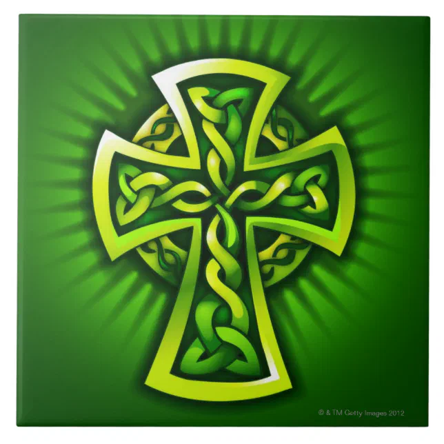 Celtic cross tile | Zazzle