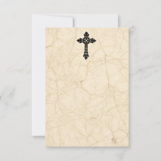 Celtic Cross Vintage Parchment Sympathy Cards | Zazzle.com