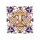 Celtic Alphabet postcard | Zazzle.com