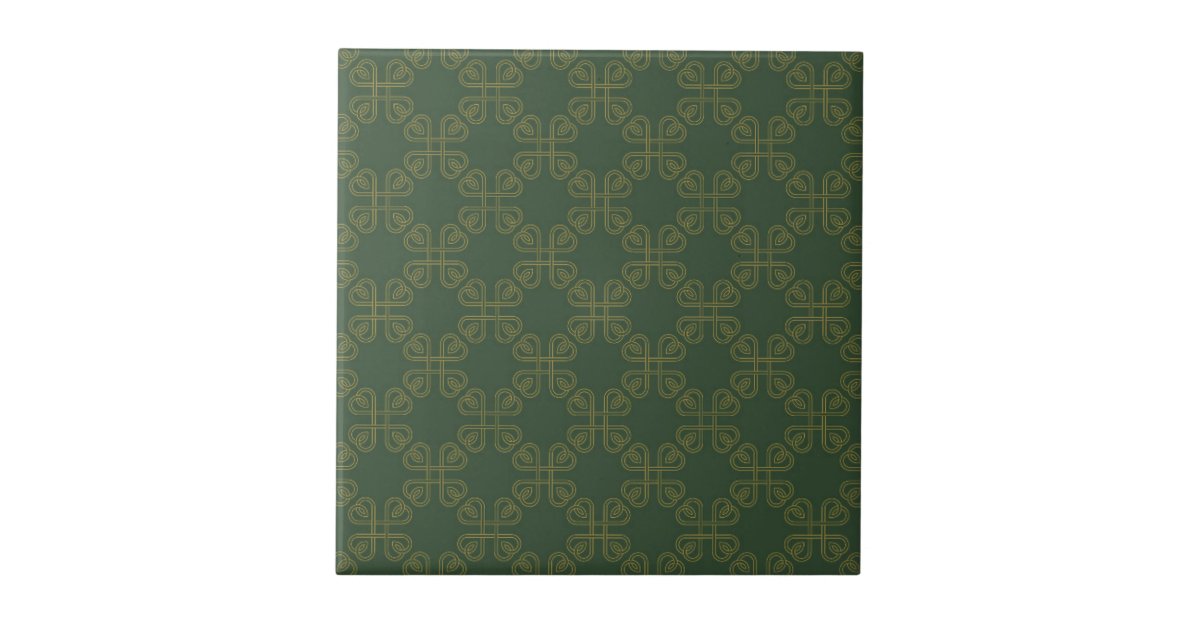 Celtic Design Pattern Ceramic Tile | Zazzle