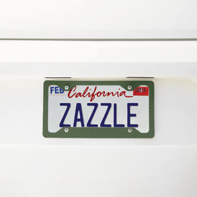 Celtic Design Pattern License Plate Frame | Zazzle