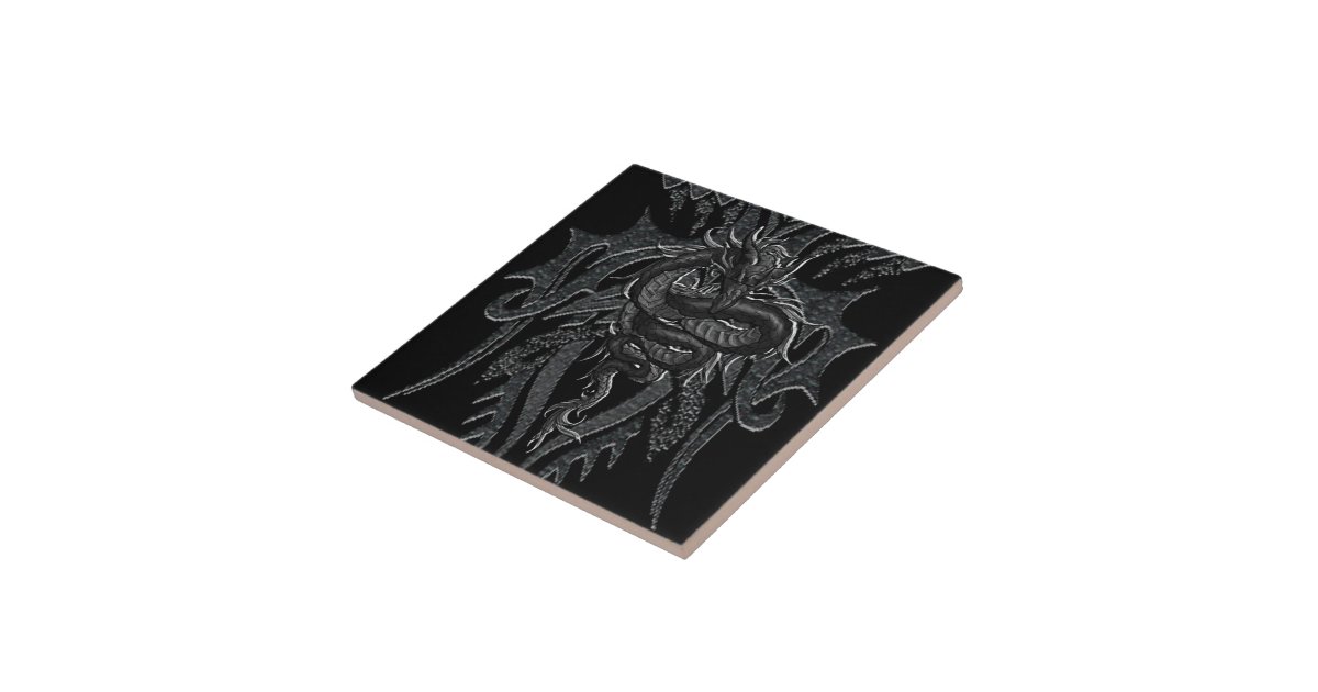 Celtic Dragon Tile | Zazzle
