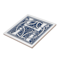 Celtic H Monogram Tile | Zazzle