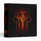 Hand of Fatima Hamsa 3 Ring Binder | Zazzle.com