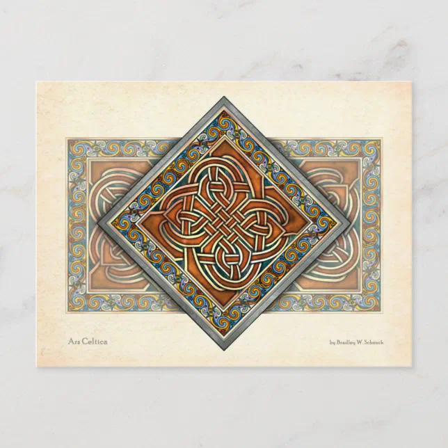Celtic Interlace Panel Postcard | Zazzle