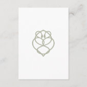 Celtic Irish Swan Love Knot Wedding Details Enclosure Card | Zazzle