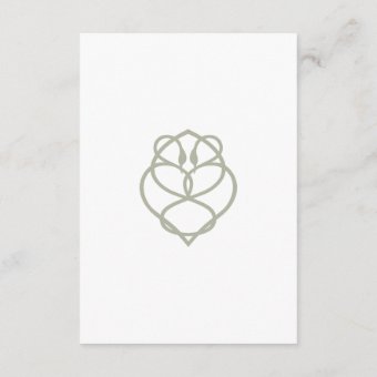 Celtic Irish Swan Love Knot Wedding Details Enclosure Card | Zazzle