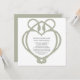 Celtic Irish Swan Love Knot Wedding Invitation | Zazzle