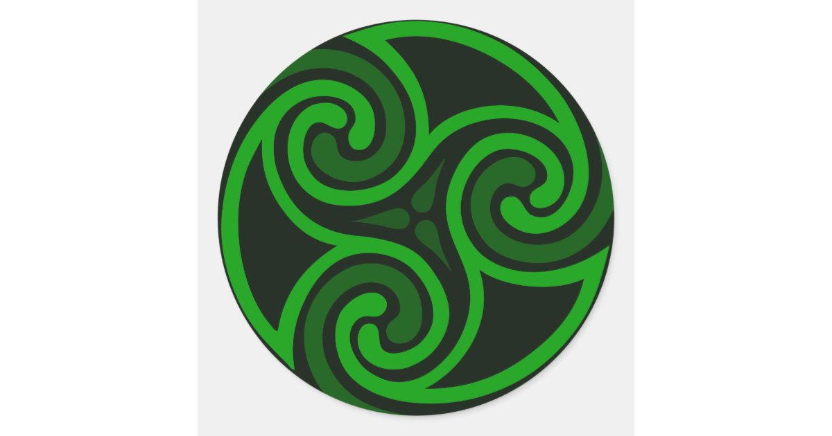 Celtic Irish Swirl Sticker | Zazzle