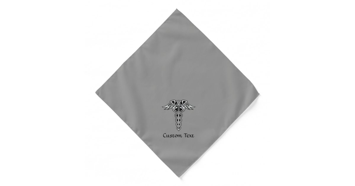 Celtic Knot Caduceus Bandana | Zazzle