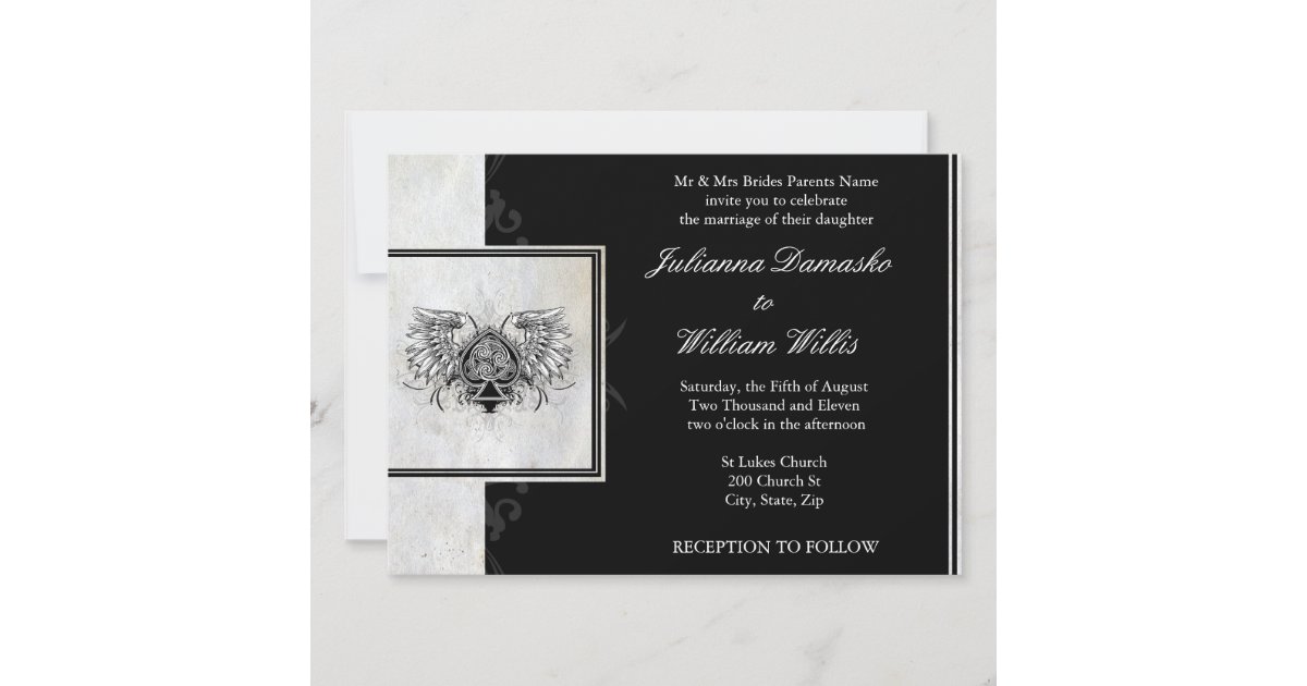 Celtic Knot Irish Gaelic Wedding Invitation | Zazzle