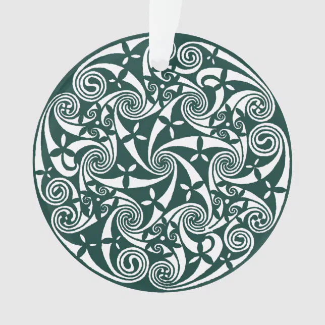 Celtic Knot Medallion Round Design, Irish Artwork Ornament | Zazzle