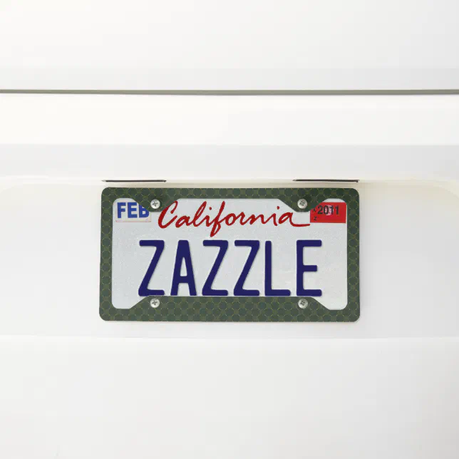 Celtic Knot Pattern License Plate Frame | Zazzle