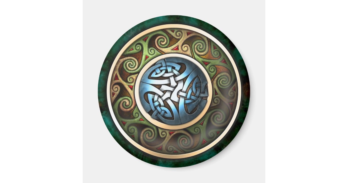Celtic Knot Round Magnet | Zazzle