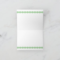 Celtic Knot wreath Irish thank you note card 3991 | Zazzle