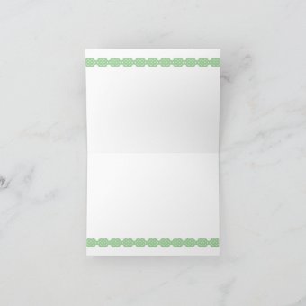 Celtic Knot wreath Irish thank you note card 3991 | Zazzle